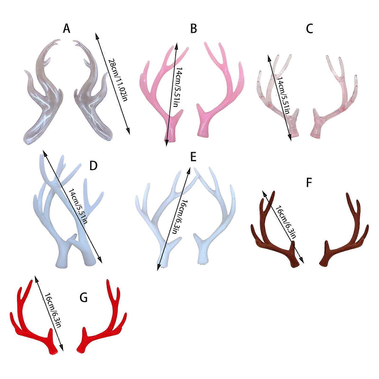 Creative Antler Deer Horn Costume Accessory for Cosplay Party and ...