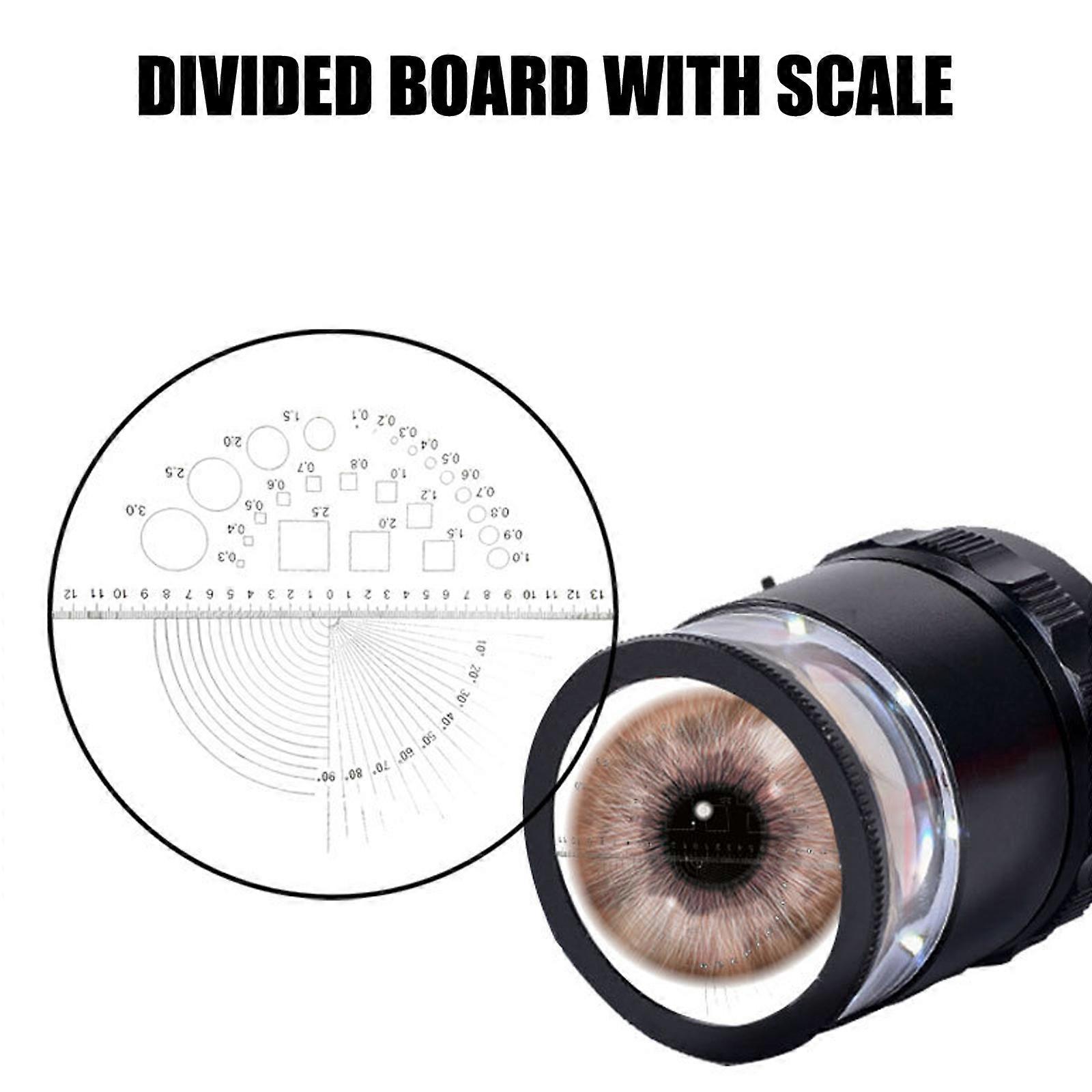 Uprgades Magnifier with Accurate Scale & LED Lighting Multifunction ...