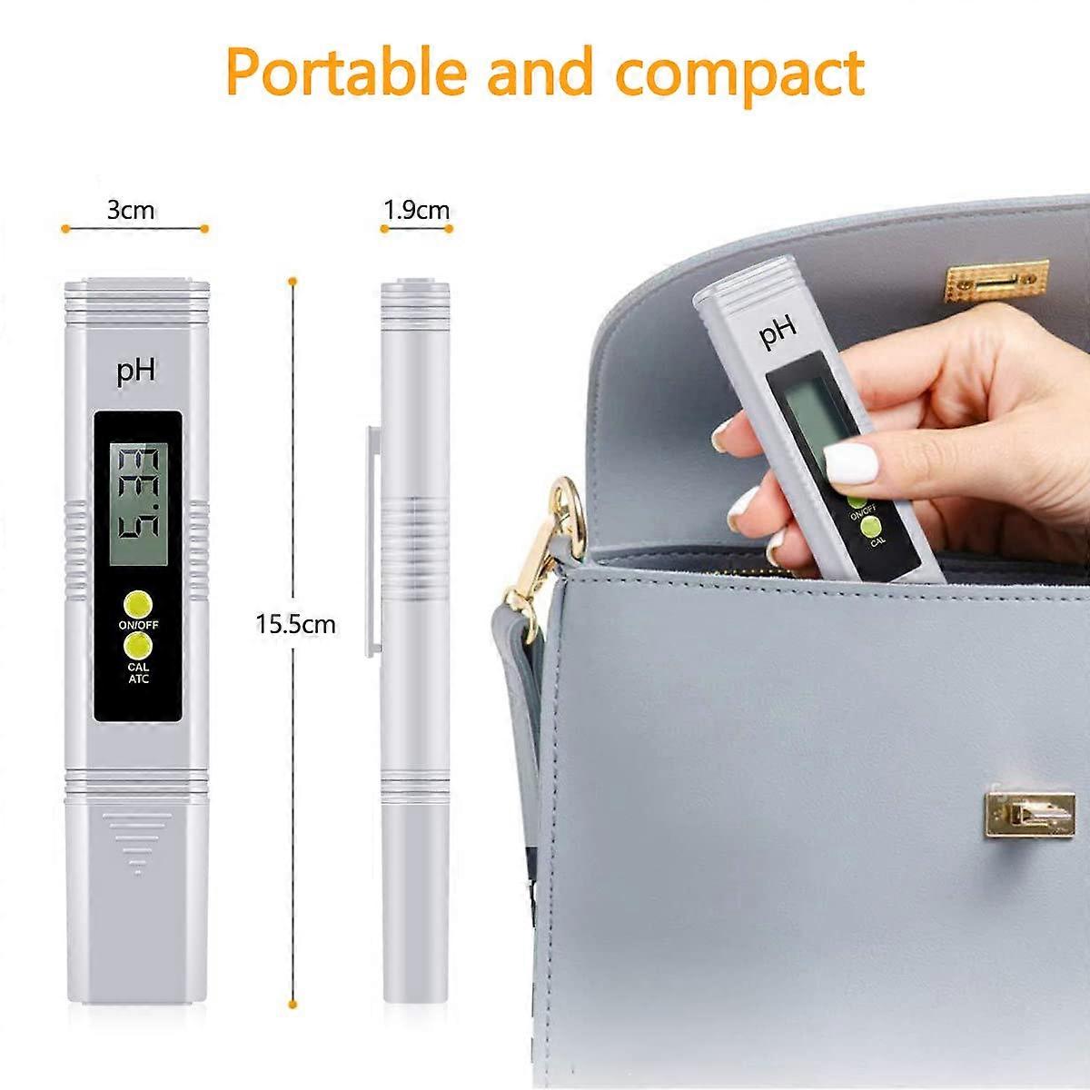 Pocket Format with 0-14 pH Measuring Pool pH Value Meter Digital PH ...