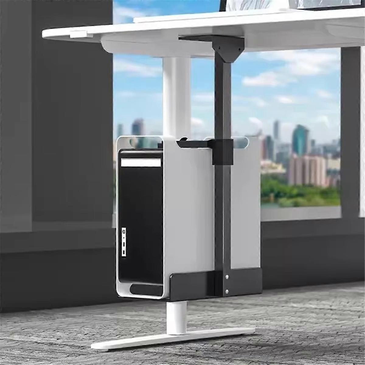 Universal PC Case Holder Under Desk Wall Side Mount CPU Stand ...