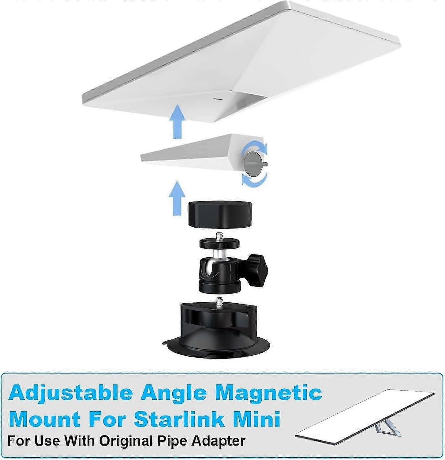 2026 for Starlink Mini Mount Car Mount, Strong Suction Cup Mount with ...