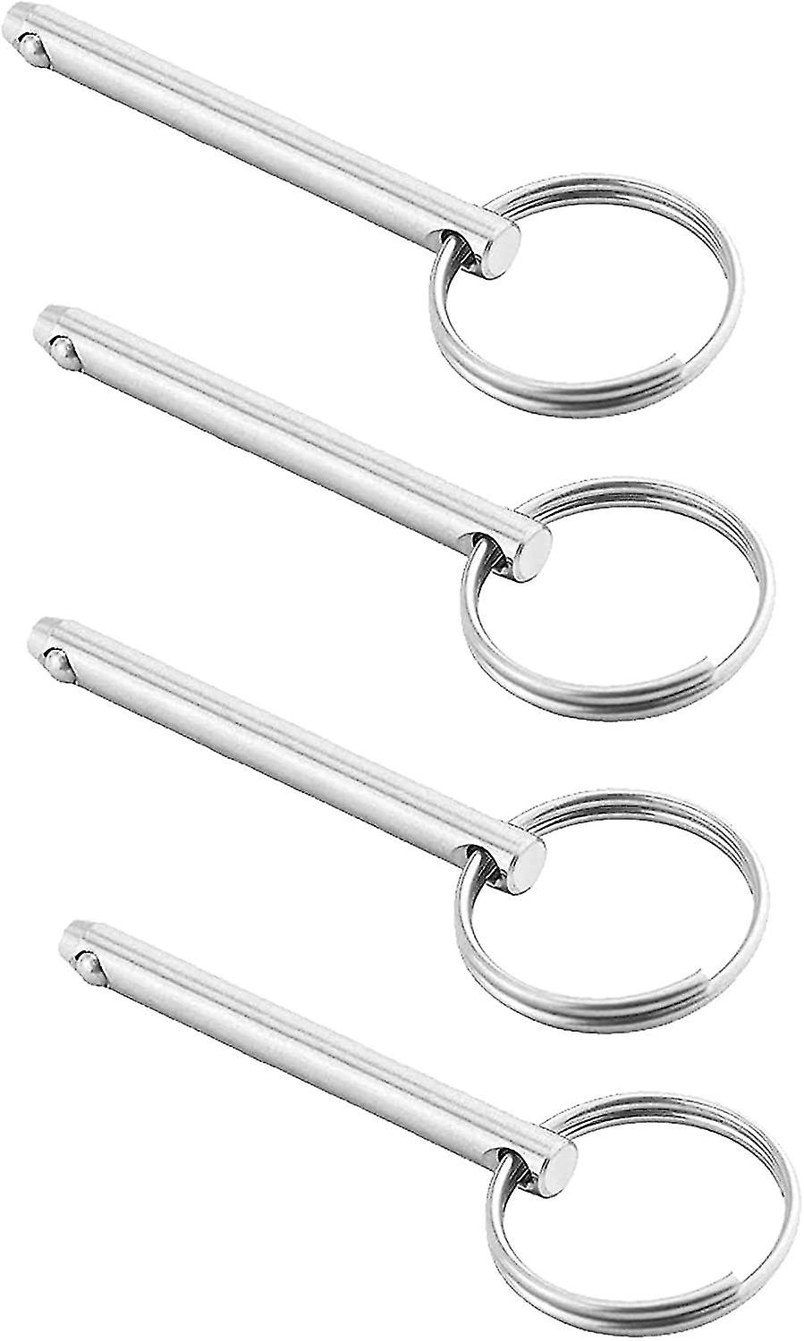 4 Pcs Quick Release Pins Stainless Steel Marine Quick Release Pins With ...