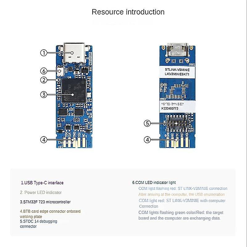St Vinie Emulator Online Debugging Tool Stm32 Downloader Emulator Programmer For Stm32 Mini P