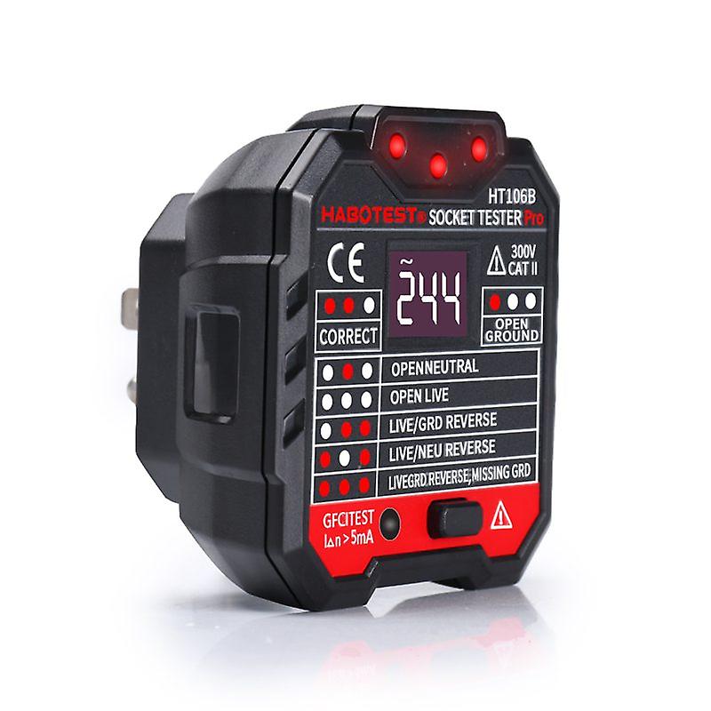 Digital Display Socket Tester Electric Circuit Polarity Phase Voltage ...