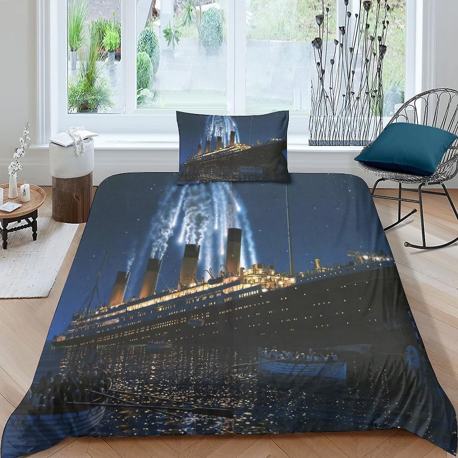 Titanic Quilt Cover Bedding Set 3D Printed Jack And Rose Motion Picture ...