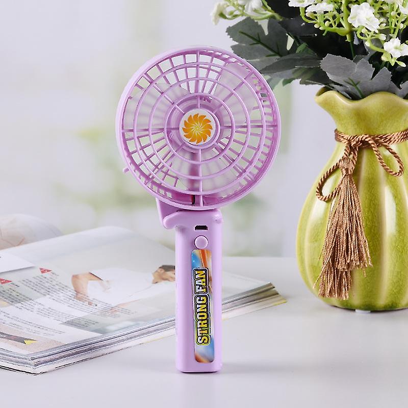 Mini fan halter summer usb handheld folding portable student dormitory ...