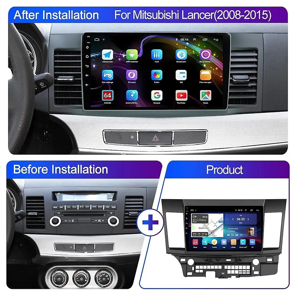 Carplay Wireless For Mitsubishi Lancer 10 Cy 2007 - 2017 Center ...