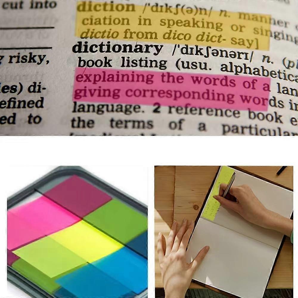 Sticky Notes Tabs, 100 Pcs Sticky Notes Flags, Sticky Notes Page ...