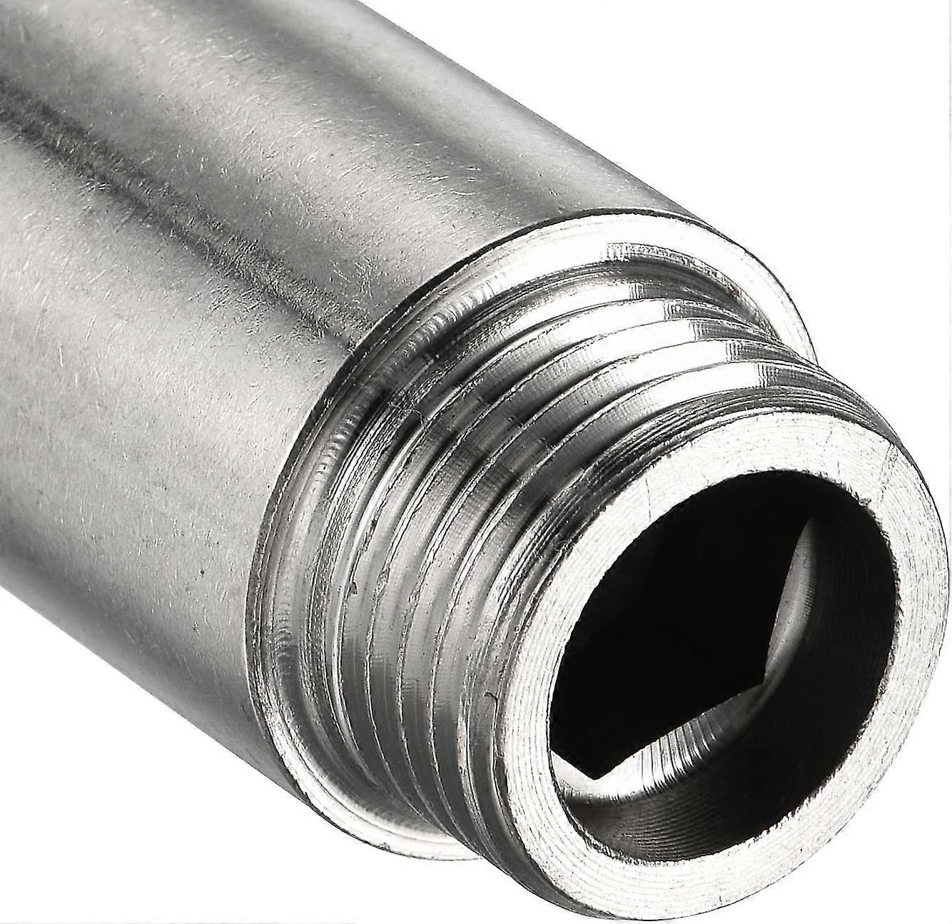 Pack of 2 Stainless Steel Extension Pipe Fitting 40mm G1/2 Female to G1/2 Male Thread Reducer ...