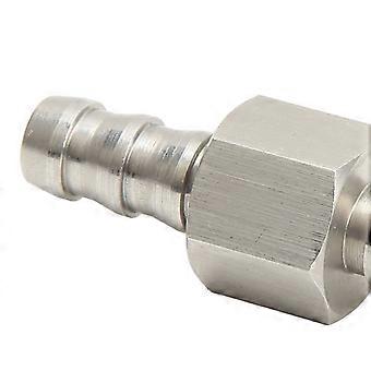 Fuel Line T Fitting Adapter 304 Stainless Steel Pressure Gauge Sensor ...