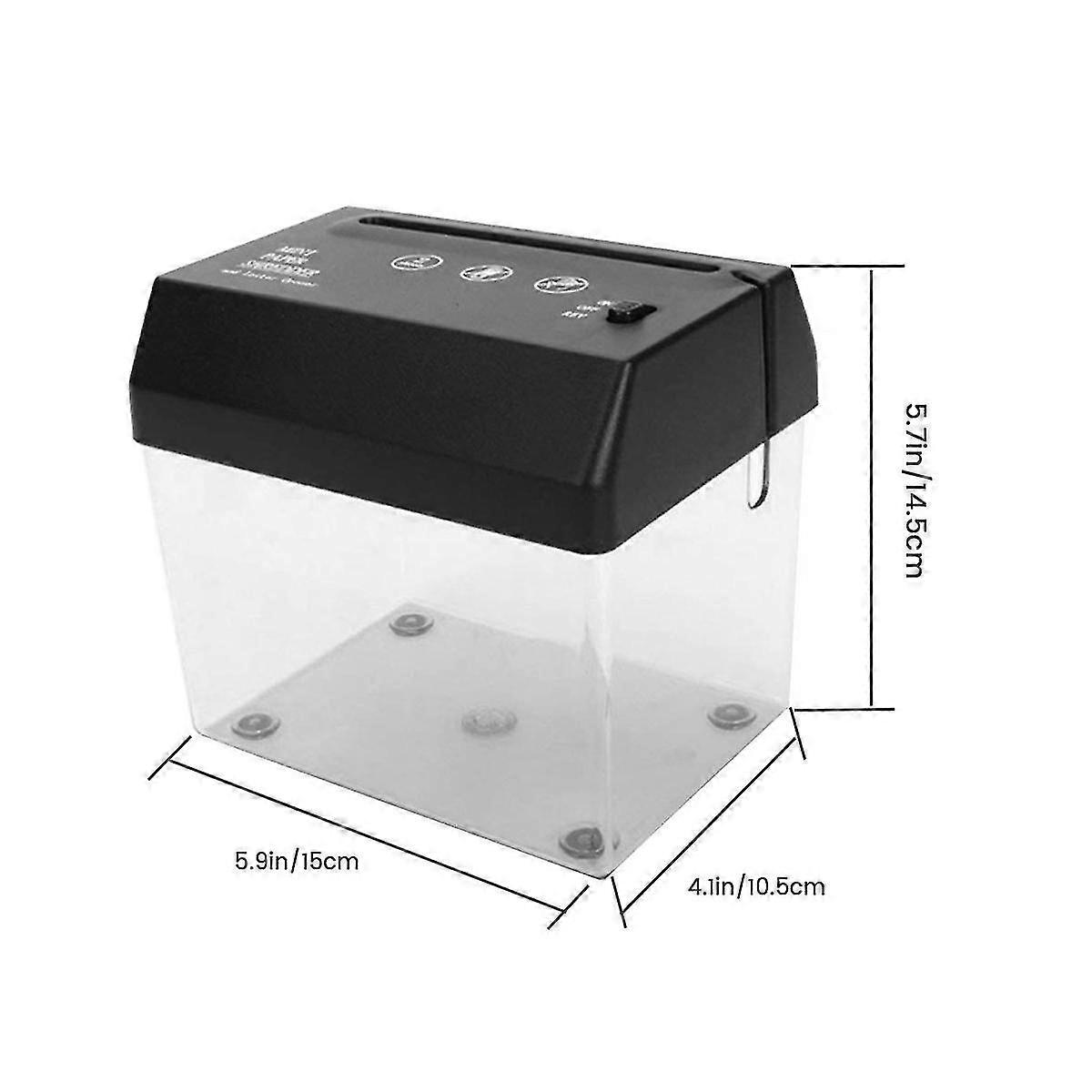 Portable Electric Paper Shredder Usb Battery Operated Shredder ...