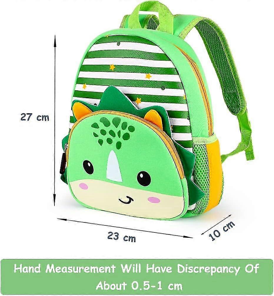 Toddler Backpack,waterproof Preschool Backpack, 3d Cute Animal Cartoon ...