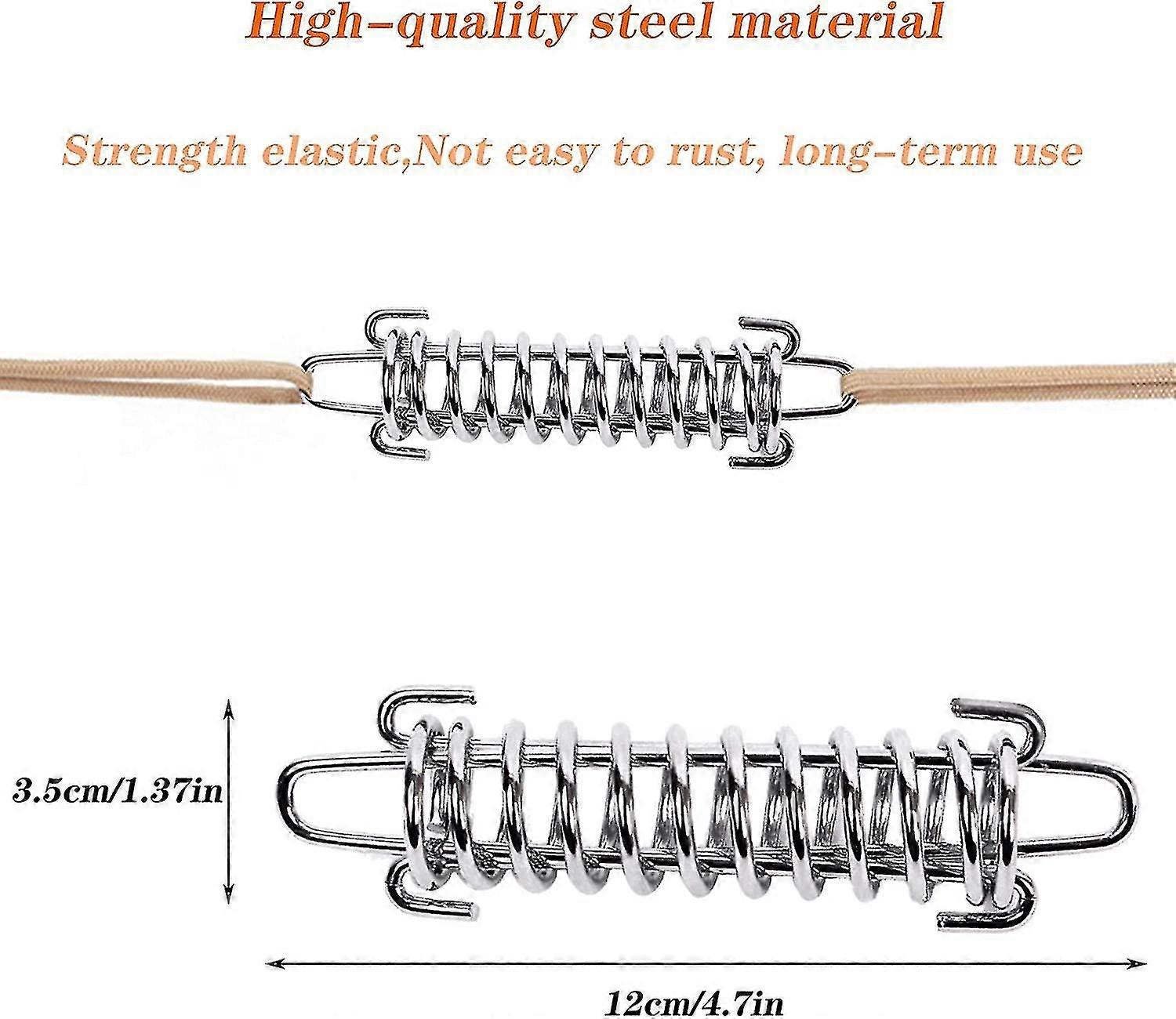 4 Pieces Tent Spring Buckles Steel Spring Awning Tent Heavy Duty Rope ...