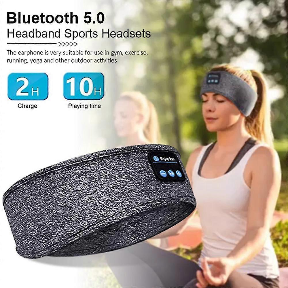 Bluetooth 5.0 Headphones Headband Sports Headbands Sleeping Workout ...
