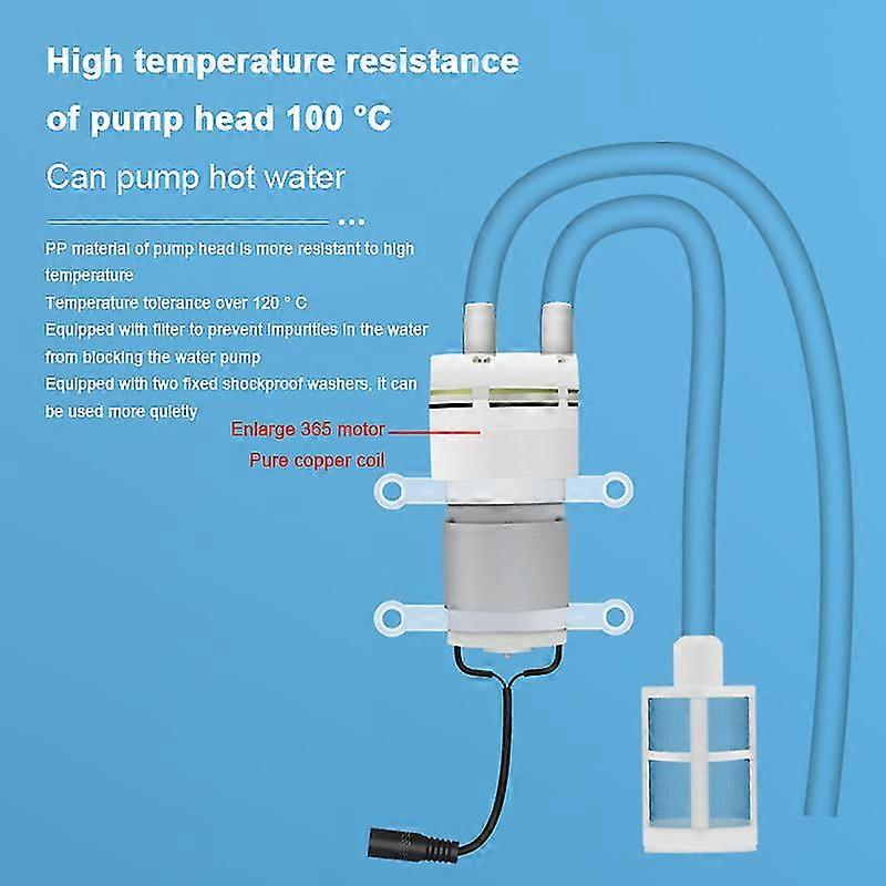 Dc 12v Water Pump Resistant To High Temperature Hot Water Boiling Water ...