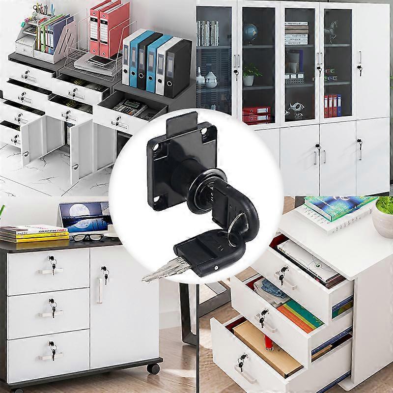 Office 138-22 drawer lock furniture drawer lock black drawer lock 138 ...