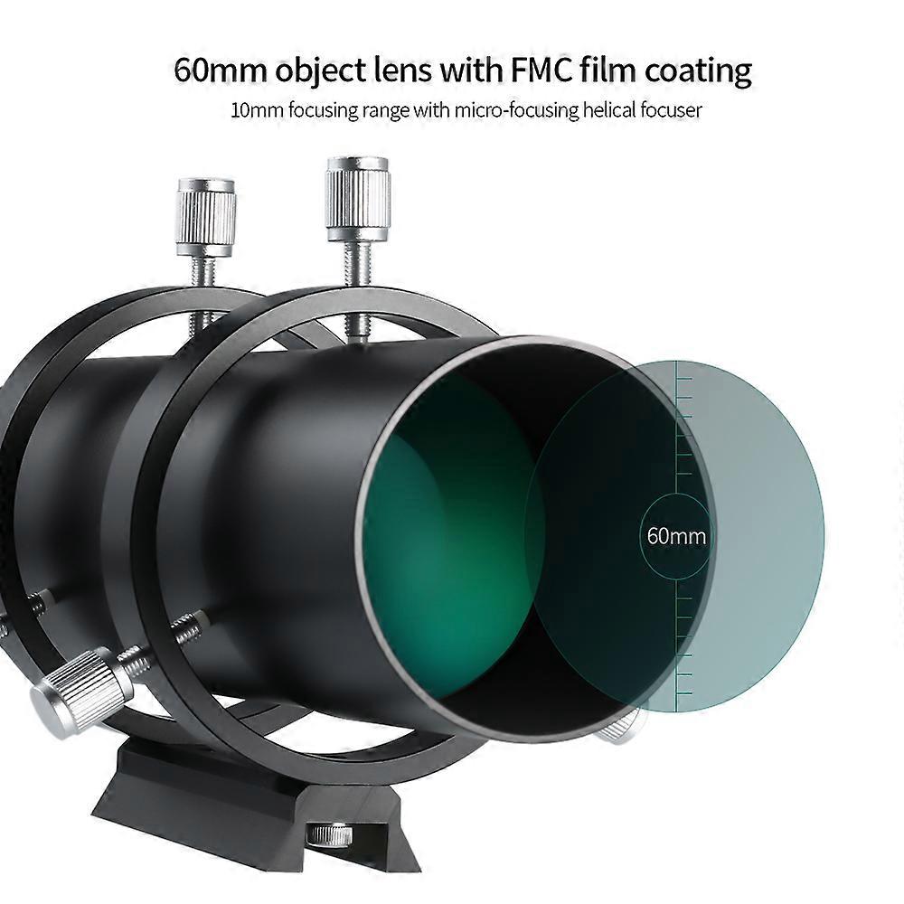 60mm Guide Scope Finderscope for Astronomical Telescope 240mm Focal ...