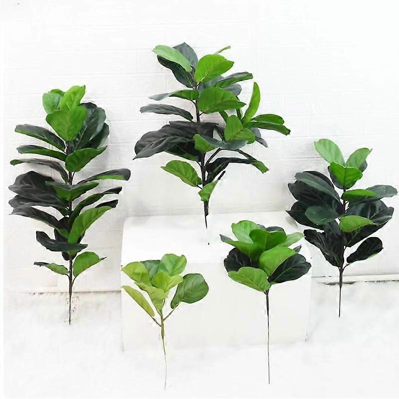 NEW 50-70cm Tropical Plants Large Artificial Ficus Tree Branch Real ...