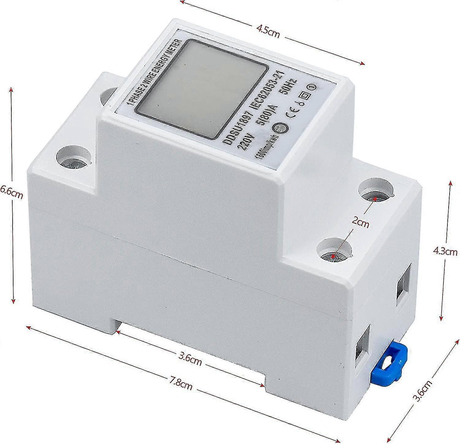 New Products In 2025,lcd Digital Electricity Meter Ac Meter Top-hat ...