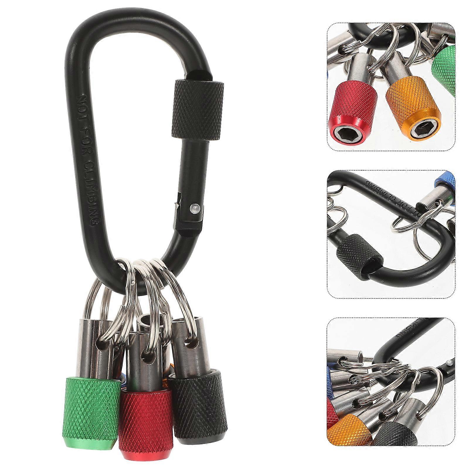 Screwdriver Holder Keychain Bit Holder Set 1/4 Bit Holder Keychain ...