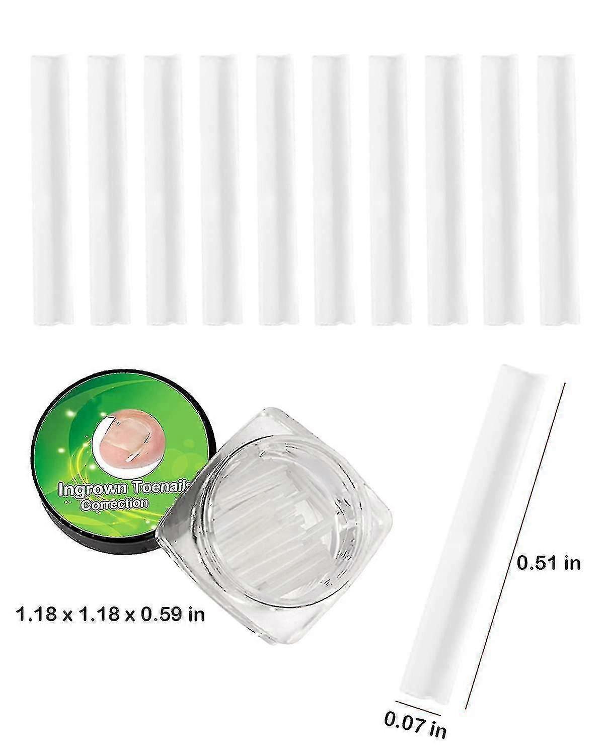 (50+2) Pack Professional Ingrown Toenail Correction Treatment Kit, 50 ...