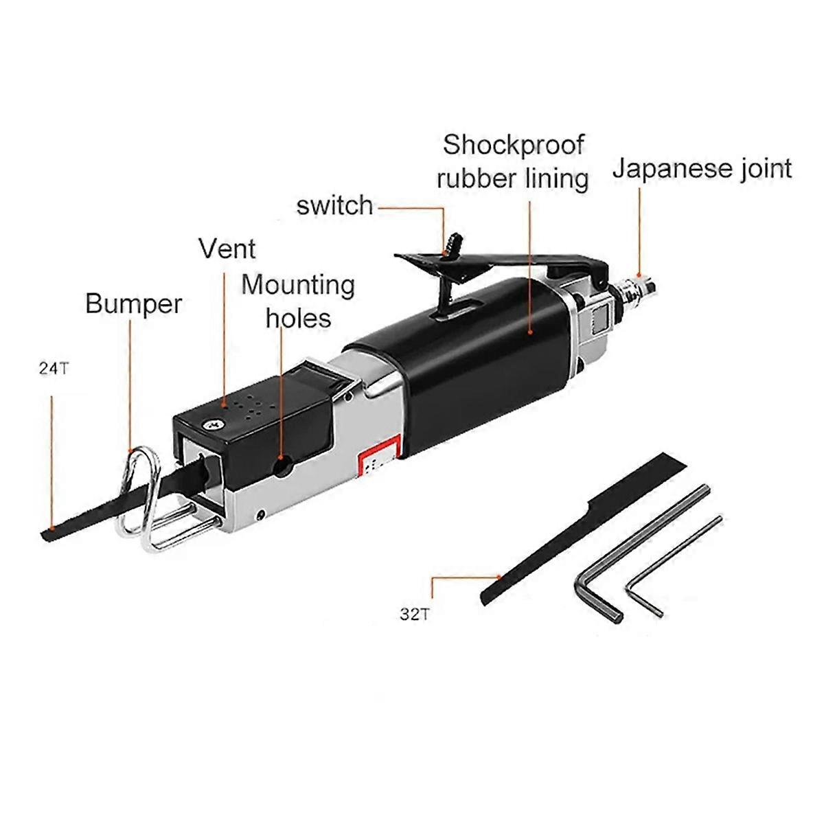 Pneumatic Reciprocating Saw for Sheet Metal Powerful Cutting Machine ...