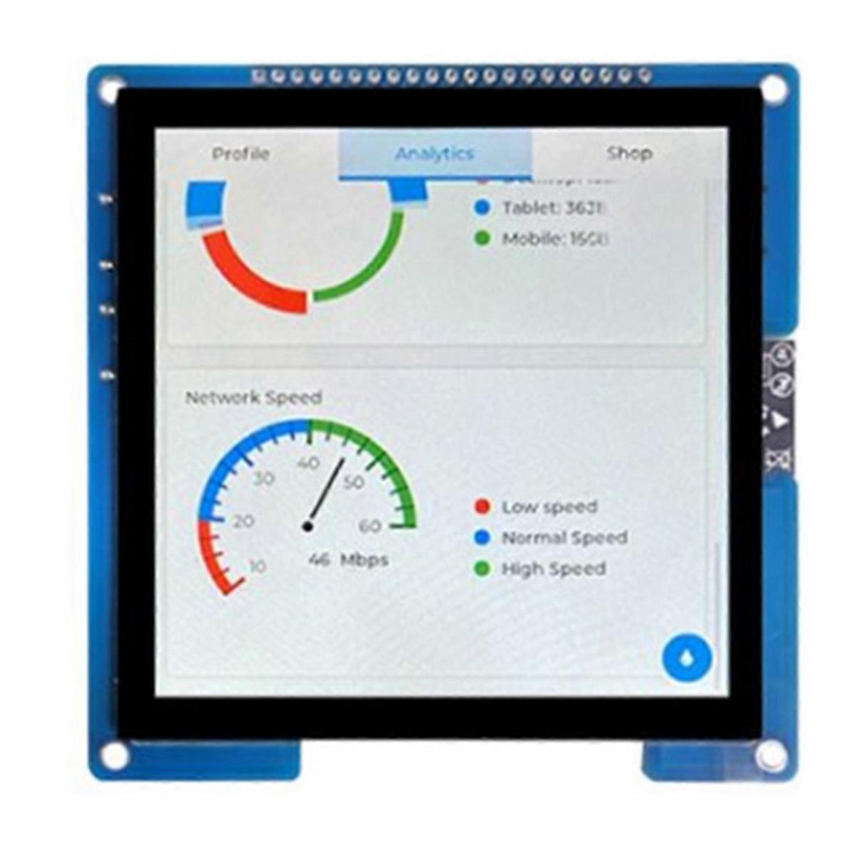 ESP32 S3 4 Inch Development Board Smart Display 480x480 LVGL WIFIandBluetooth LCD Graphic ...
