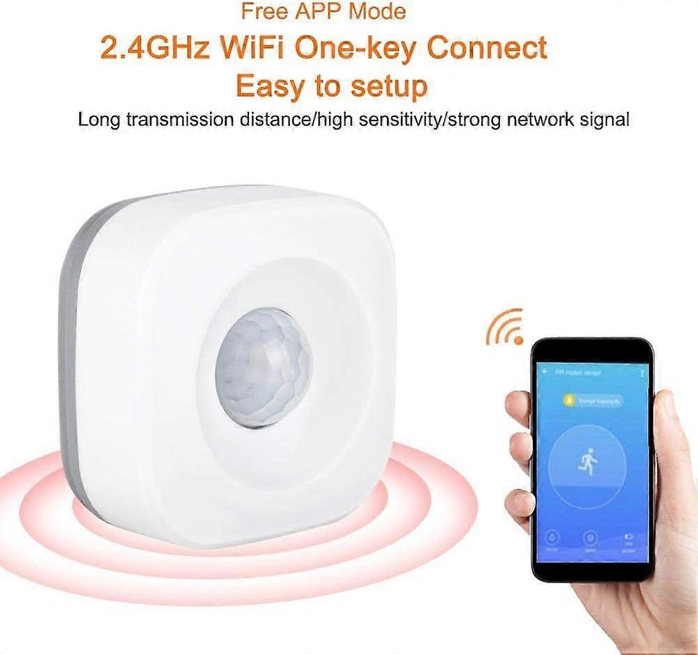 Infrared Motion Detector - Full Coverage Security Alarm Sensor for ...