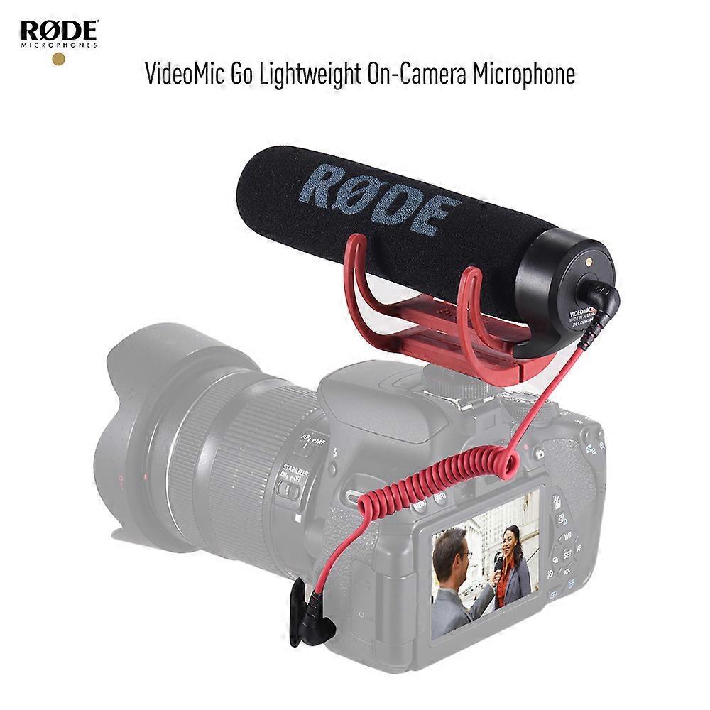 RODE VideoMic GO: Lightweight On-Camera Microphone with Shock Mount ...
