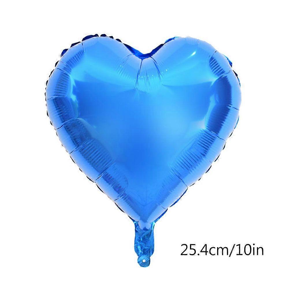 10pcs 10" Heart Aluminum Foil Balloons Party Wedding Birthday Decor ...