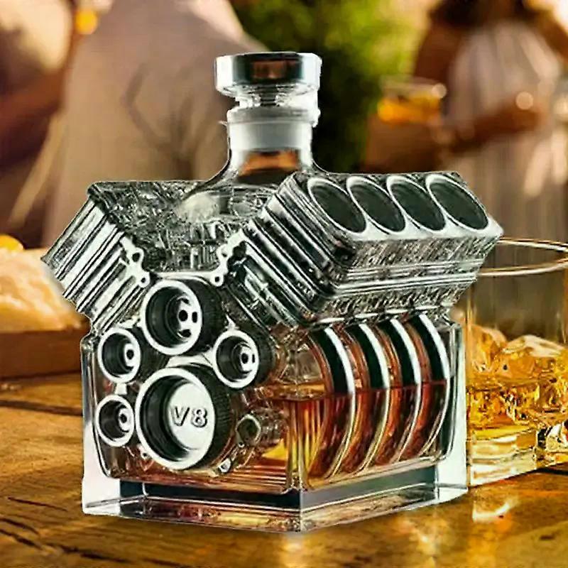 Whiskey Decanter V8 Engines Shape Alcohol Decanter Bottle Wine ...