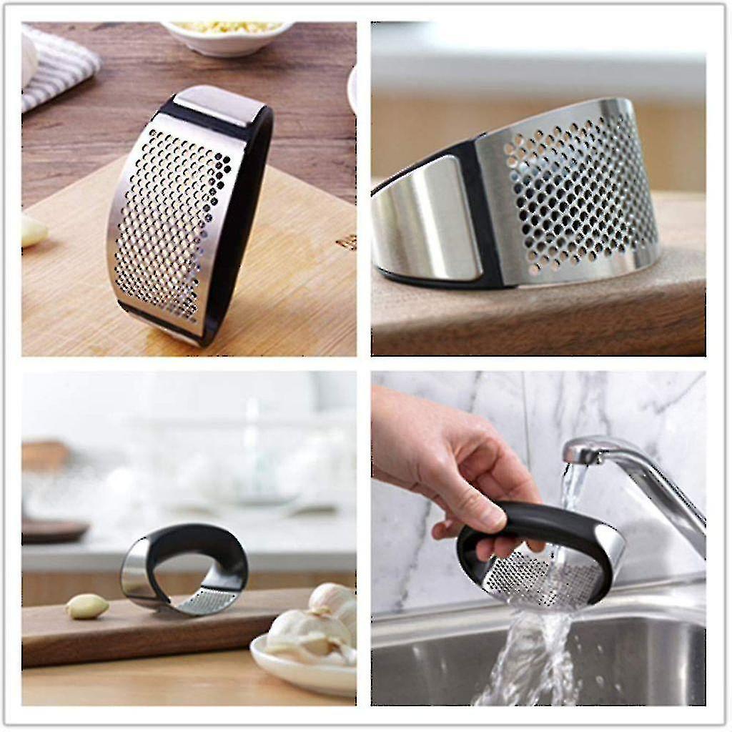 Garlic Press Stainless Steel Garlic Cutter Dishwasher Safe Kitchen ...