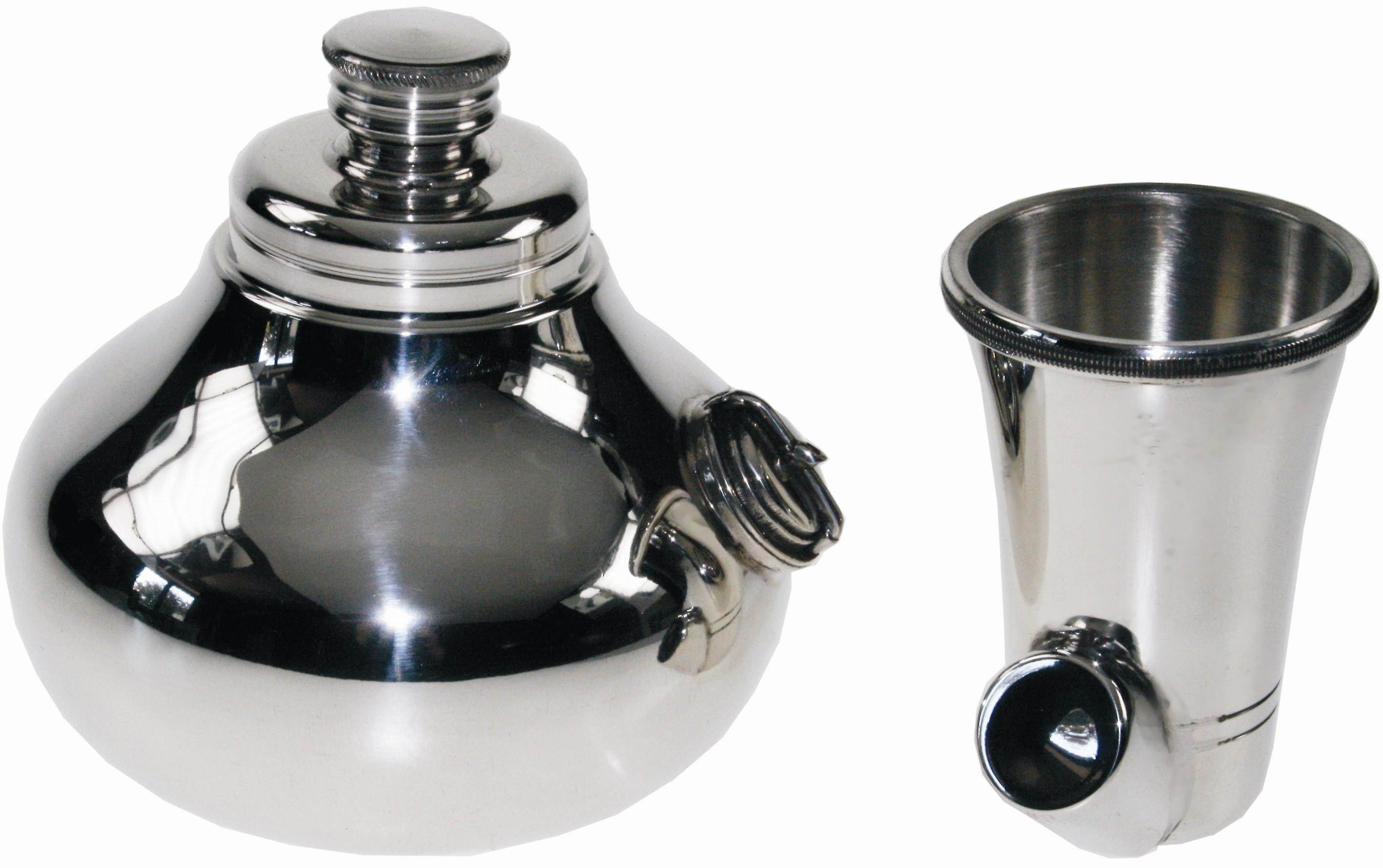 Large Pewter Pot Still Flask | Fruugo US