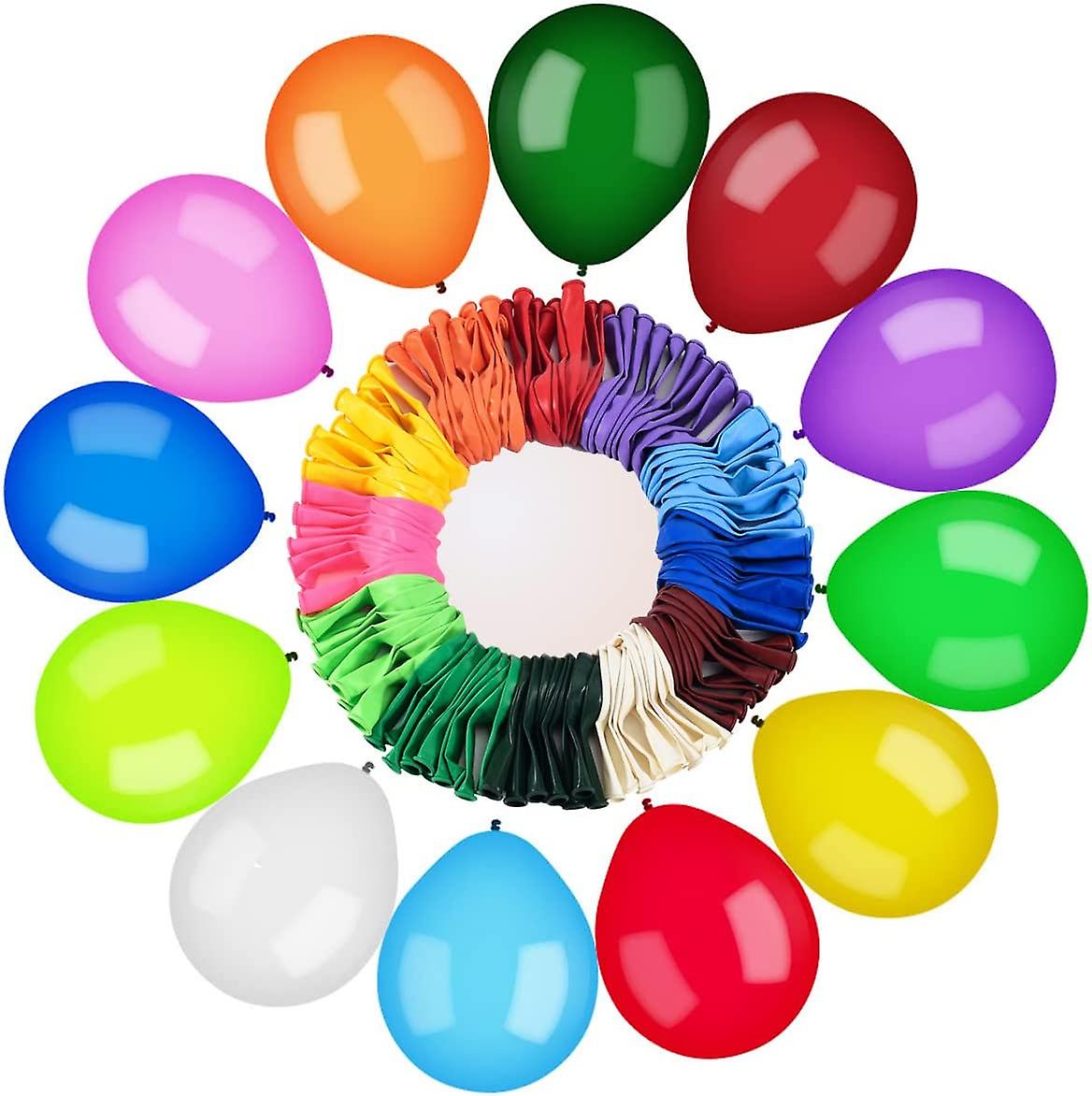 Globos engrosados, 120 piezas globos de colores variados, globos de ...
