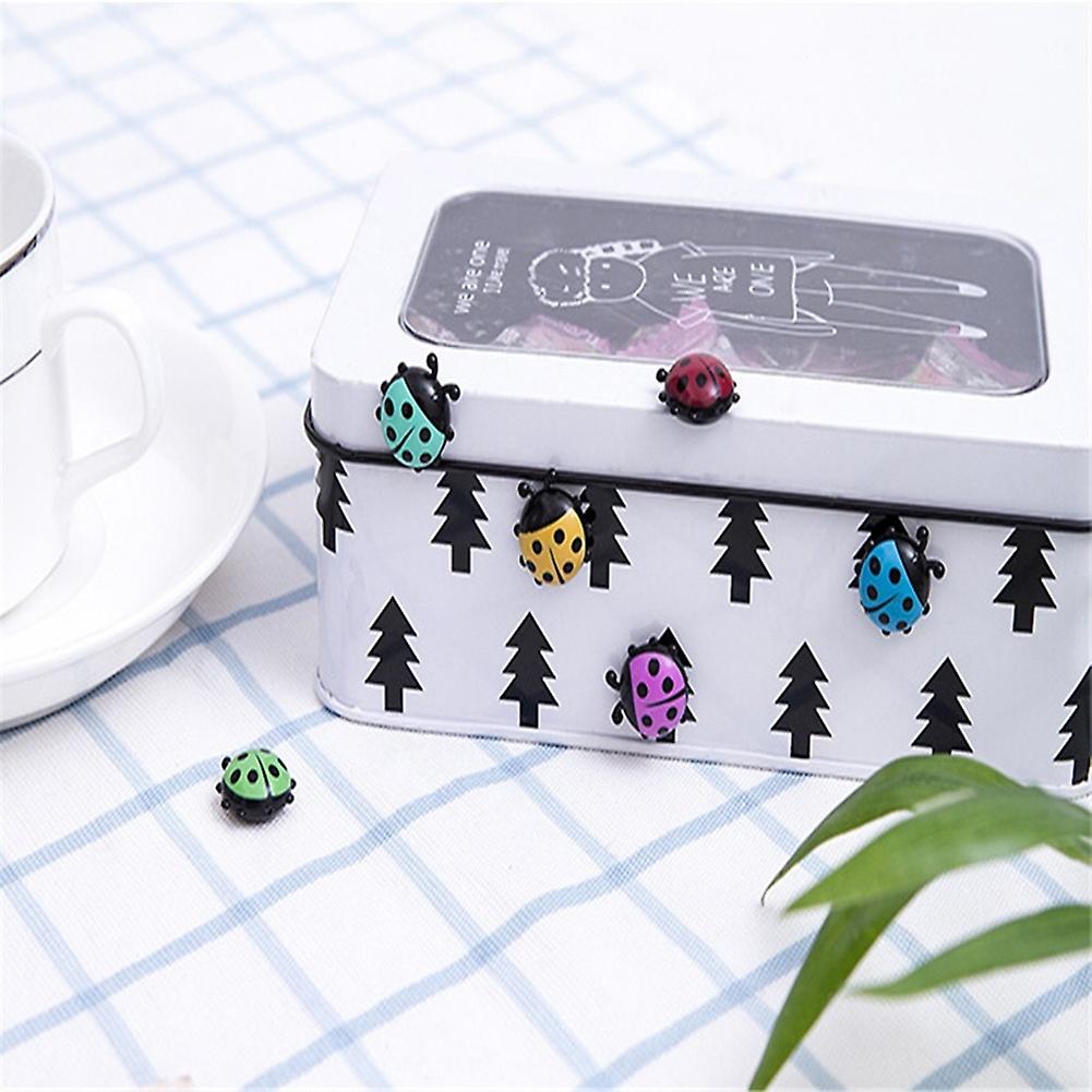 3 x 6 Pcs Cute Cartoon Mini Ladybug Fridge Magnets Magnetic Stickers ...