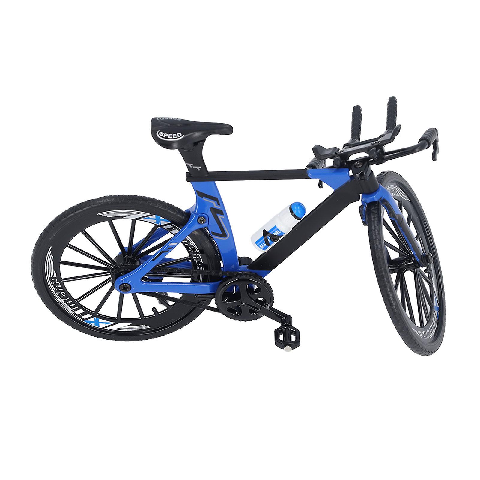 Racing Bike Model Dual Handlebar Sliding Steering Alloy Finger Racing ...