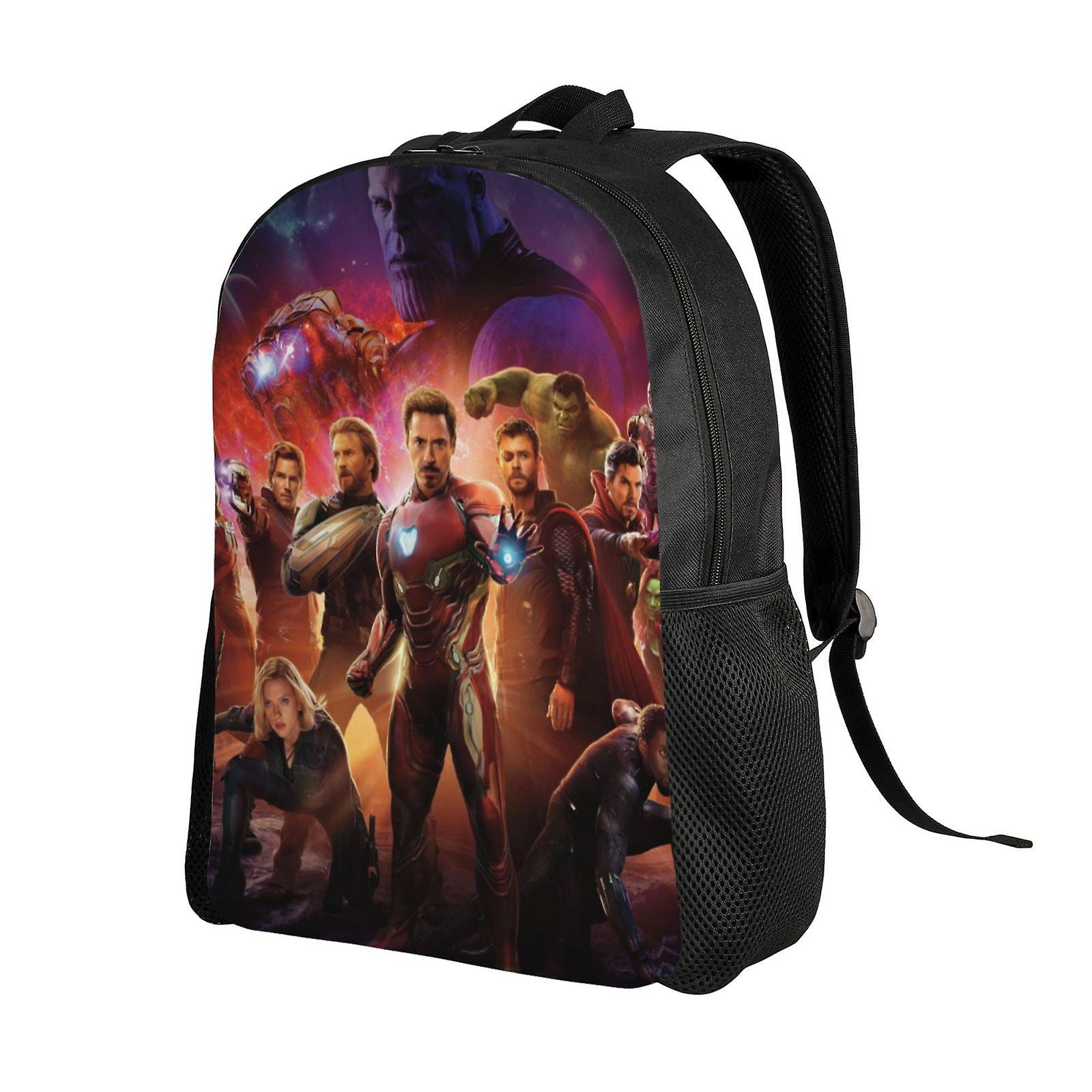 Avengers Kid Backpack School Bag Elementary Students Bookbags for Teens ...