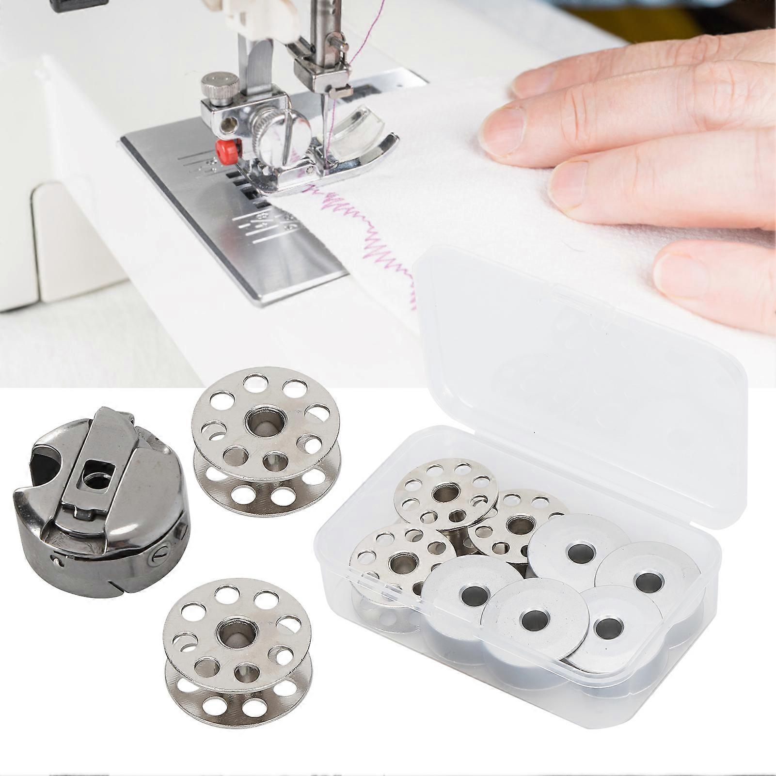 10pcs Bobbin Bobbin Case Metal Spool Walking Foot Industrial Sewing ...