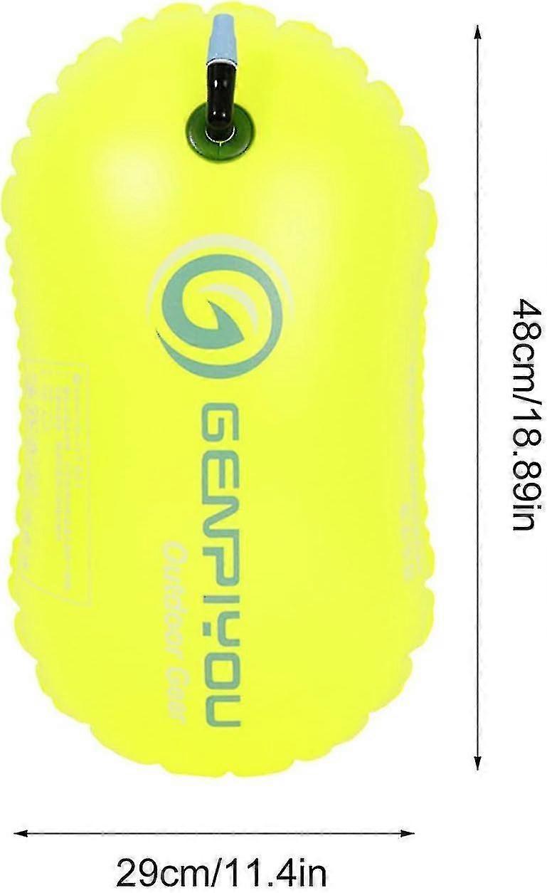 Swim Buoy Waterproof Inflatable Dry Bag, Safety Float Highly Visible ...