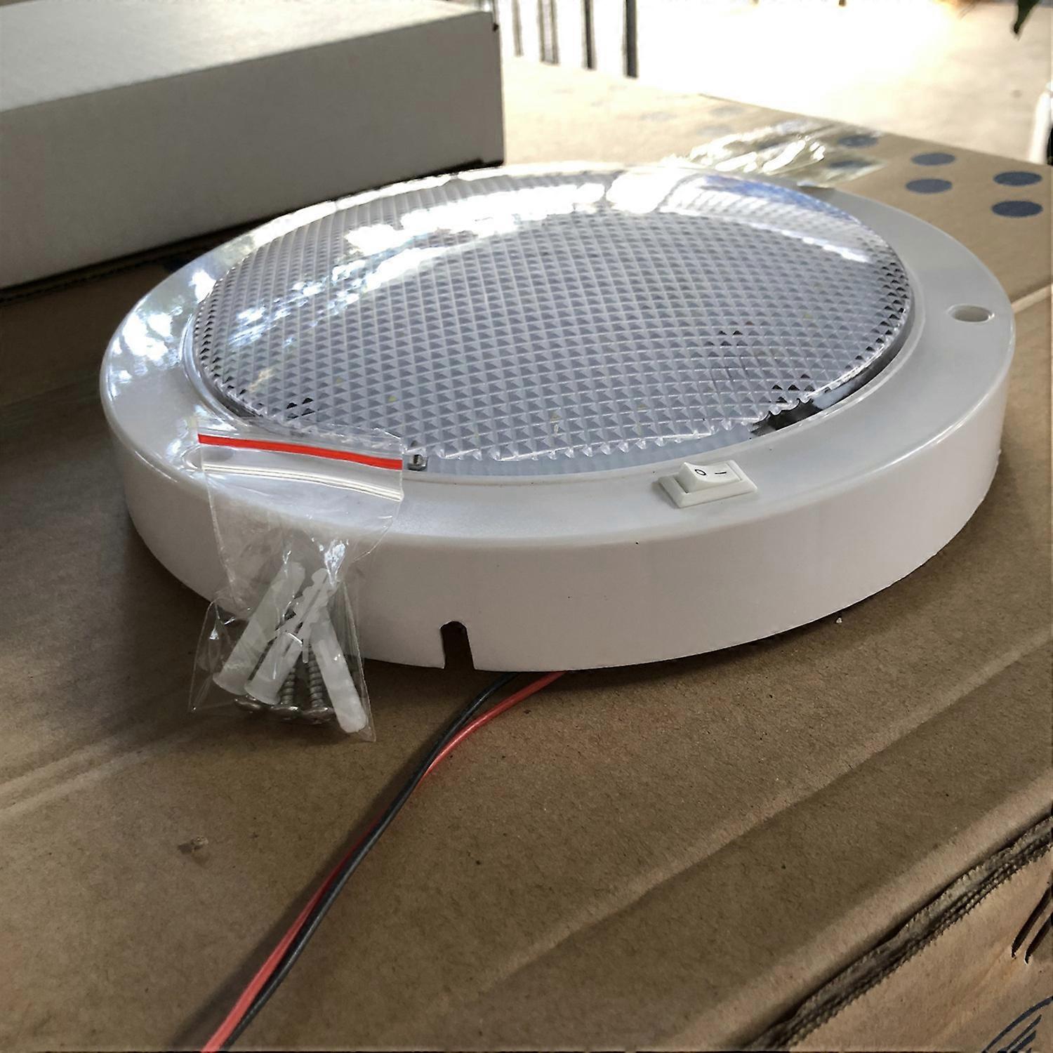 12v marine DC LED ceiling light fixtures round surface mounted with ...