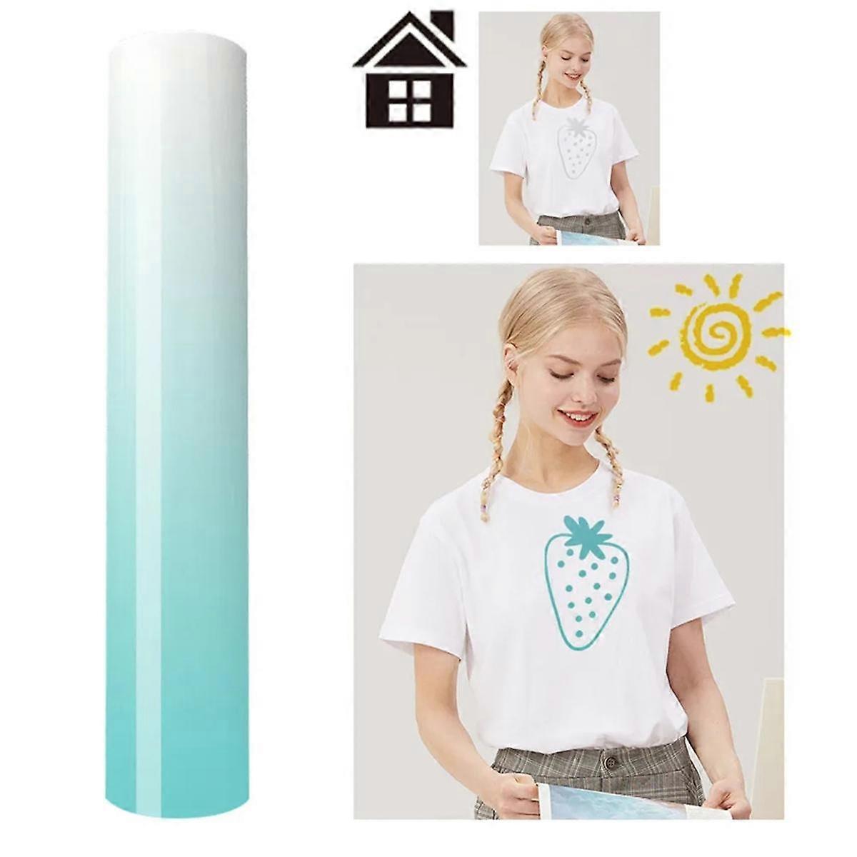 UV Color Change PU Heat Transfer Vinyl Sunlight-Sensing HTV Iron on DIY ...