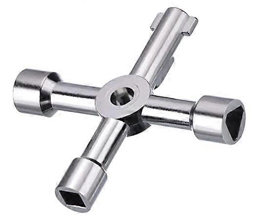 1 Pack Electric Cabinet Key Gas Meter Key Utility 4 Way Multipurpose ...