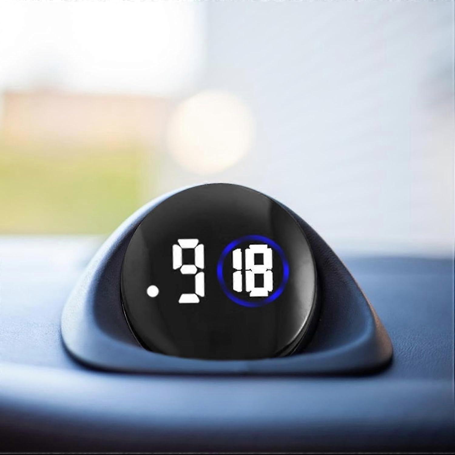 Car Clock - Mini Car Dashboard Luminous Quartz Clock - Multifunctional ...