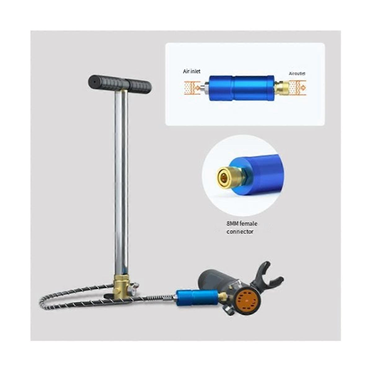 Diving Mini Manual Air Pump Underwater Rebreather High Pressure Air ...