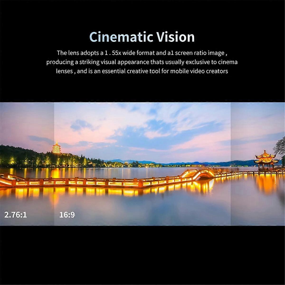 1.55X Mobile Phone Movie Lens, Wide Screen Anamorphic Lens, Blu-Ray ...