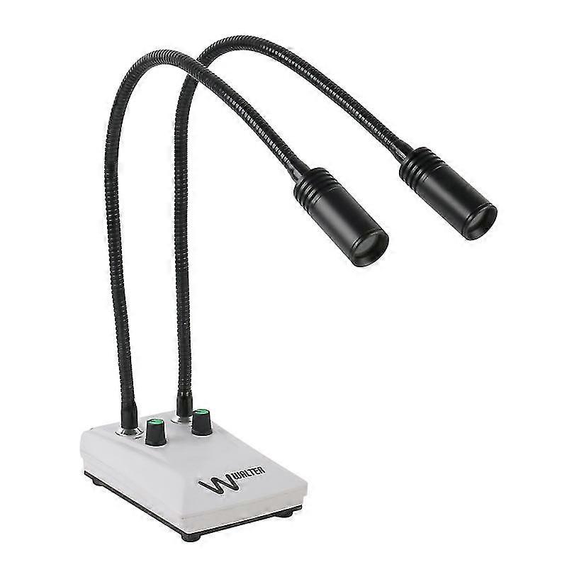 6W 7500k led gooseneck illuminator spotlight lamp stereo microscope ...