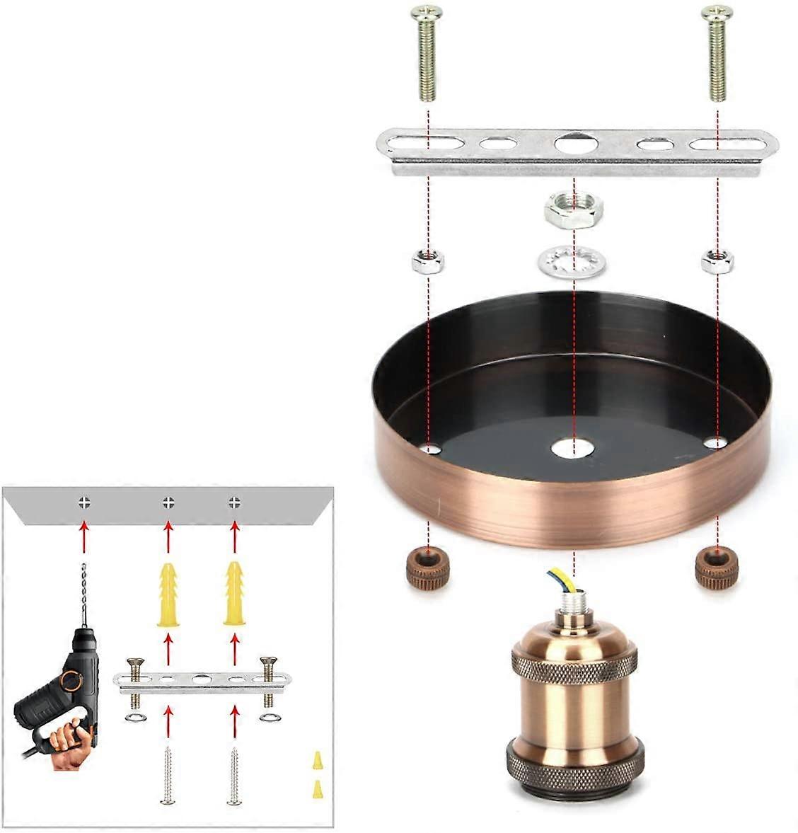 Edison Lamp Holder E27 Vintage Adapter Light Socket Retro Chandelier ...