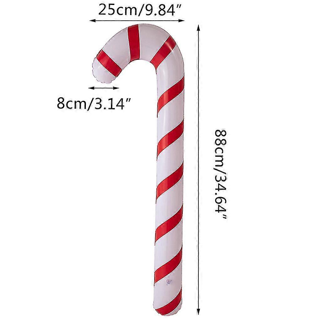 Inflatable Christmas Canes Candy Themed Holiday Party Home Outdoor ...