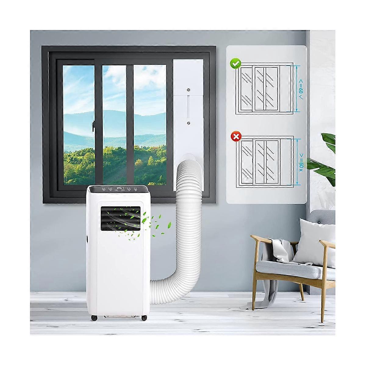 Portable Air Conditioner Window Vent Kit with 5.9In Exhaust Hose ...
