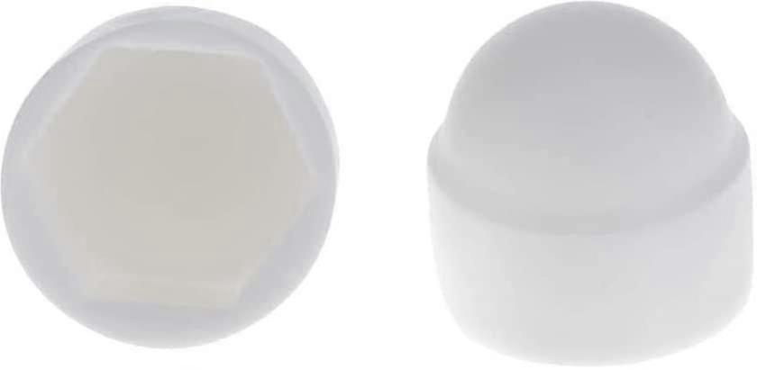 145 st Bult dome täcklock, mutter skydd lock Vit plast mutter och bult ...